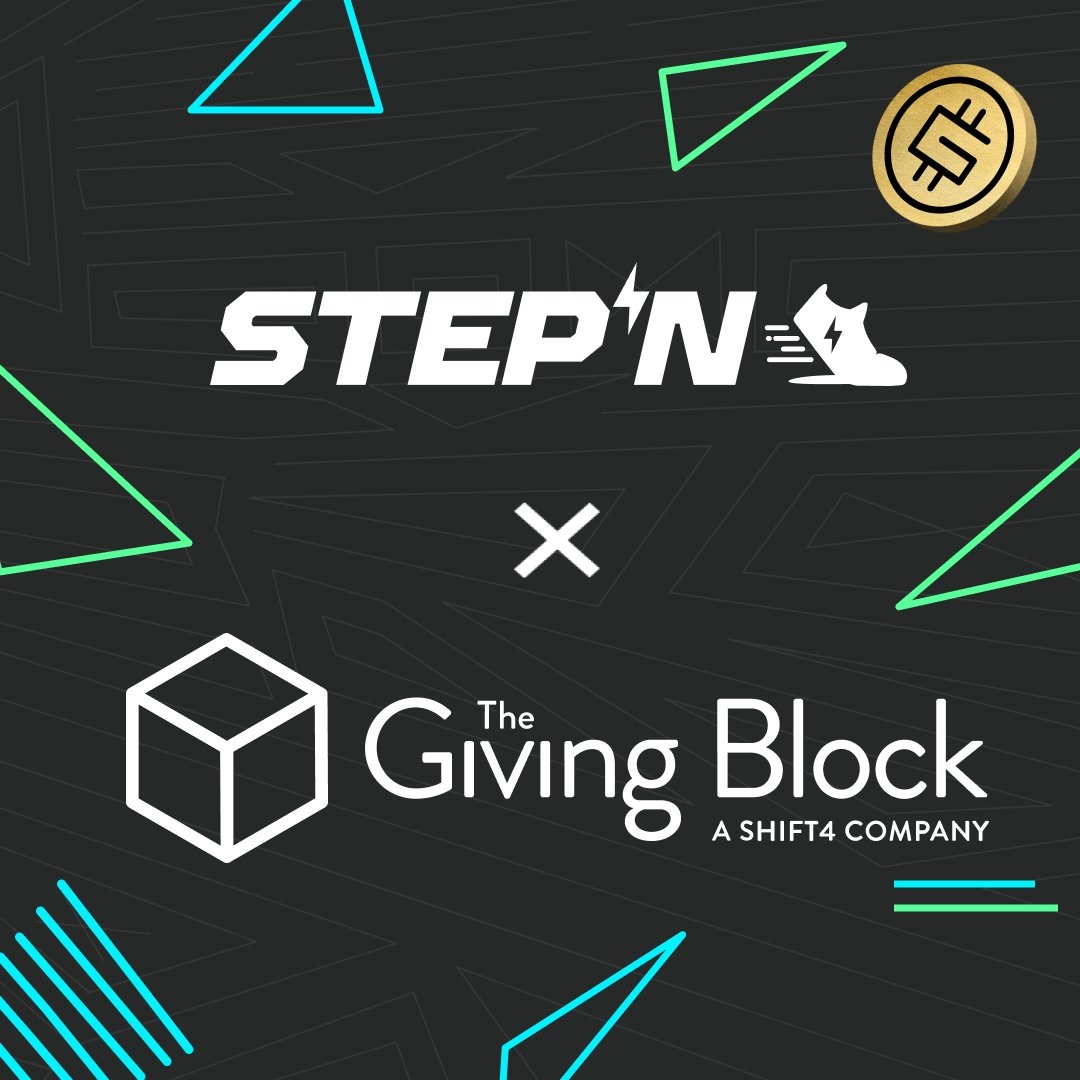 STEPN x The Giving Block 🤝 | STEPN life